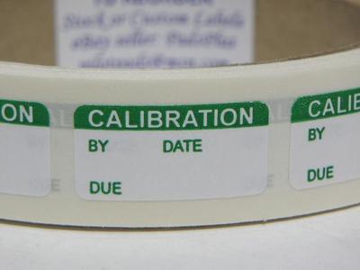 250 Stickers Small 1/2"x1" Label CALIBRATION with Permanent Adhesive | eBay