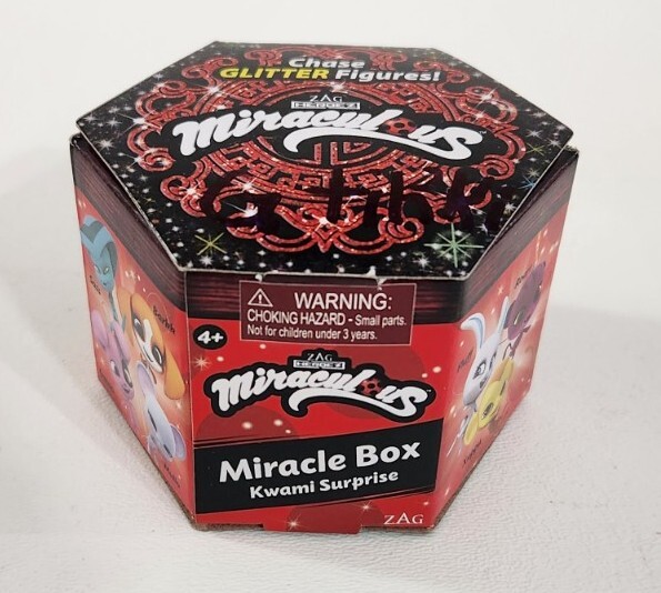 Miraculous Ladybug Kwami Surprise Tikki Miracle Box Figure Toy Heroez ...