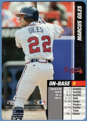 2003 MLB Showdown #028 Marcus Giles Atlanta Braves *has scratches* | eBay