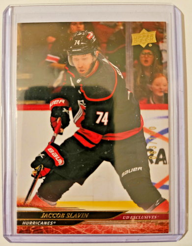 Jacob Slavin Exclusives 63/100 2024-25 Upper Deck Series 2 | eBay