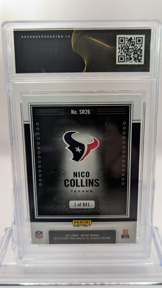 2021 Nico Collins Panini Instant Spotlight Rookie RC Graded 10 | eBay