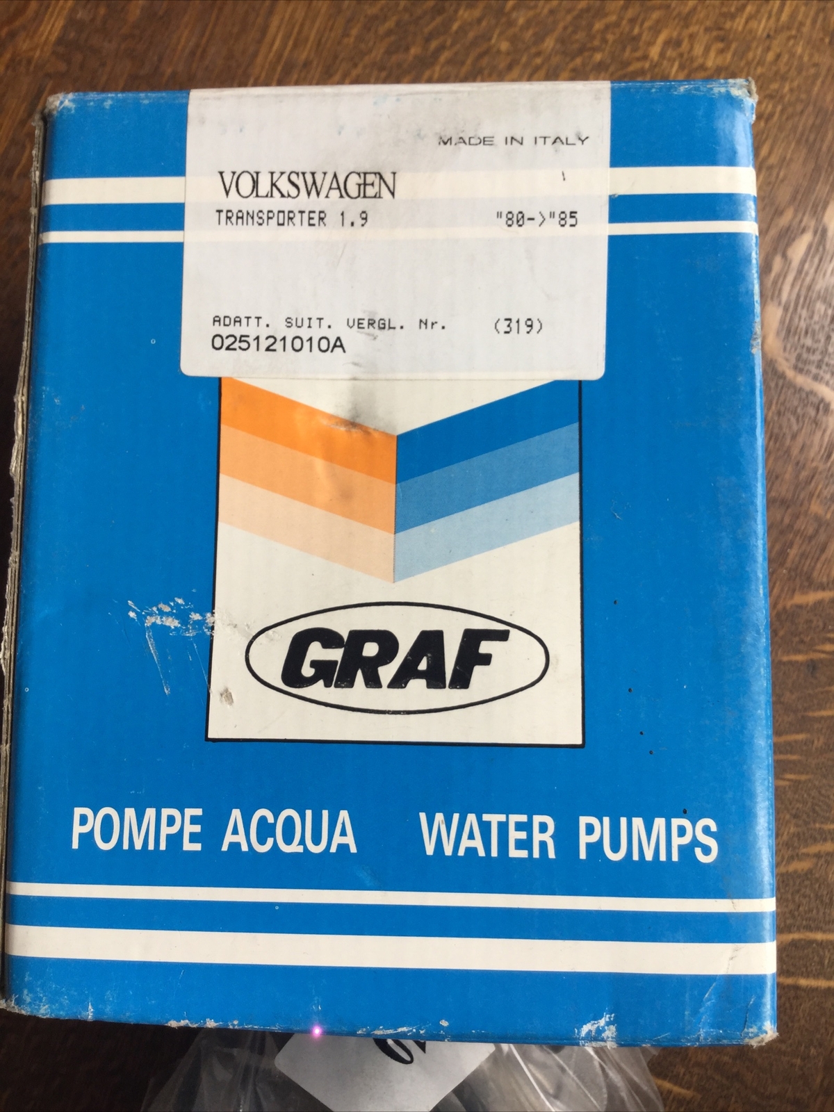Volkswagen Transporter GRAF Water Pump - NEW - Free Shipping 025121010A ...