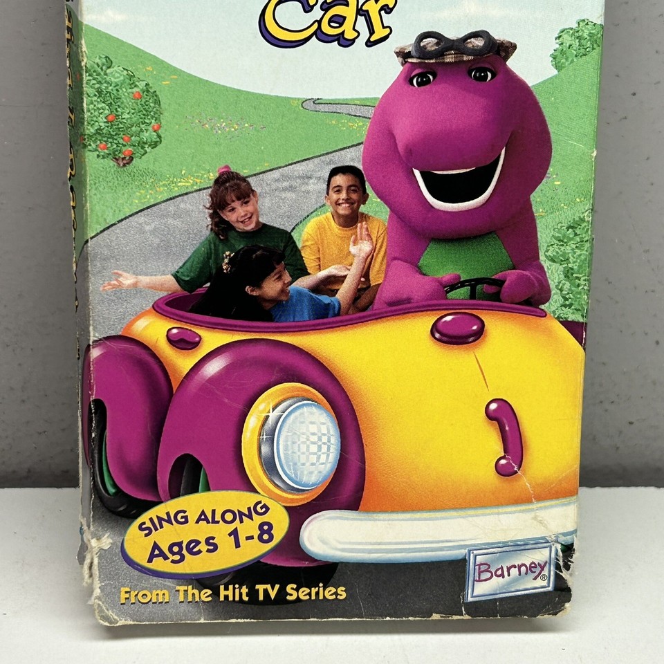 Barney & Friends Riding in Barney’s Car VHS 1995 Video Tape VTG Kids ...