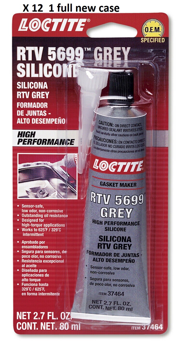 case of 12 / 37464 Loctite 5699 High Performance Rtv Silicone Gasket ...