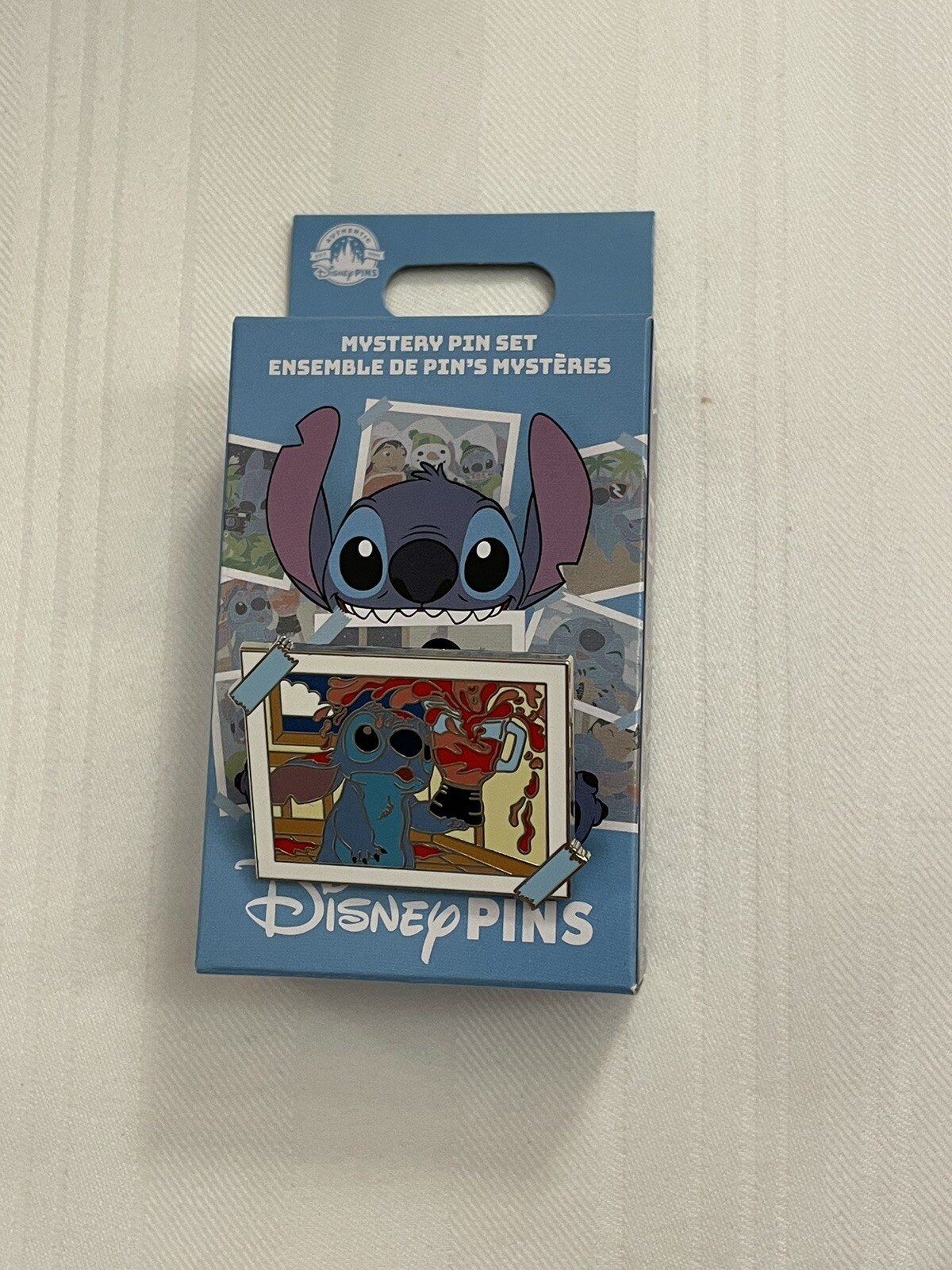 NEW Walt Disney Parks Stitch Photograph Mystery Pin Box - Stitch w ...