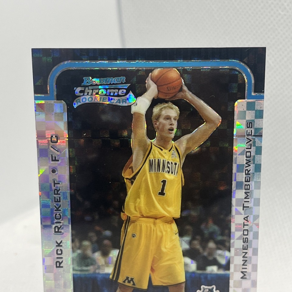 2003-04 Bowman Rookies Chrome X-Fractor /150 Rick Rickert #113 Rookie RC | eBay