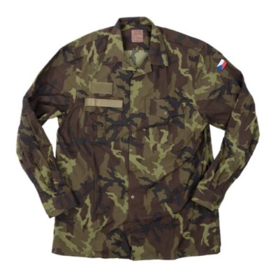 Genuine Czech Army Shirt Woodland Camo VZ 95 Field Uniform Military Sz ...