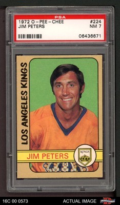 1972 O-Pee-Chee #224 Jim Peters Kings-Hockey PSA 7 - NM | eBay