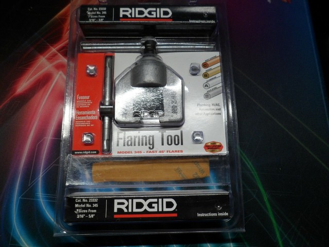 RIDGID 23332 Pipe Flaring Tool for 45-degree Flares for sale online | eBay