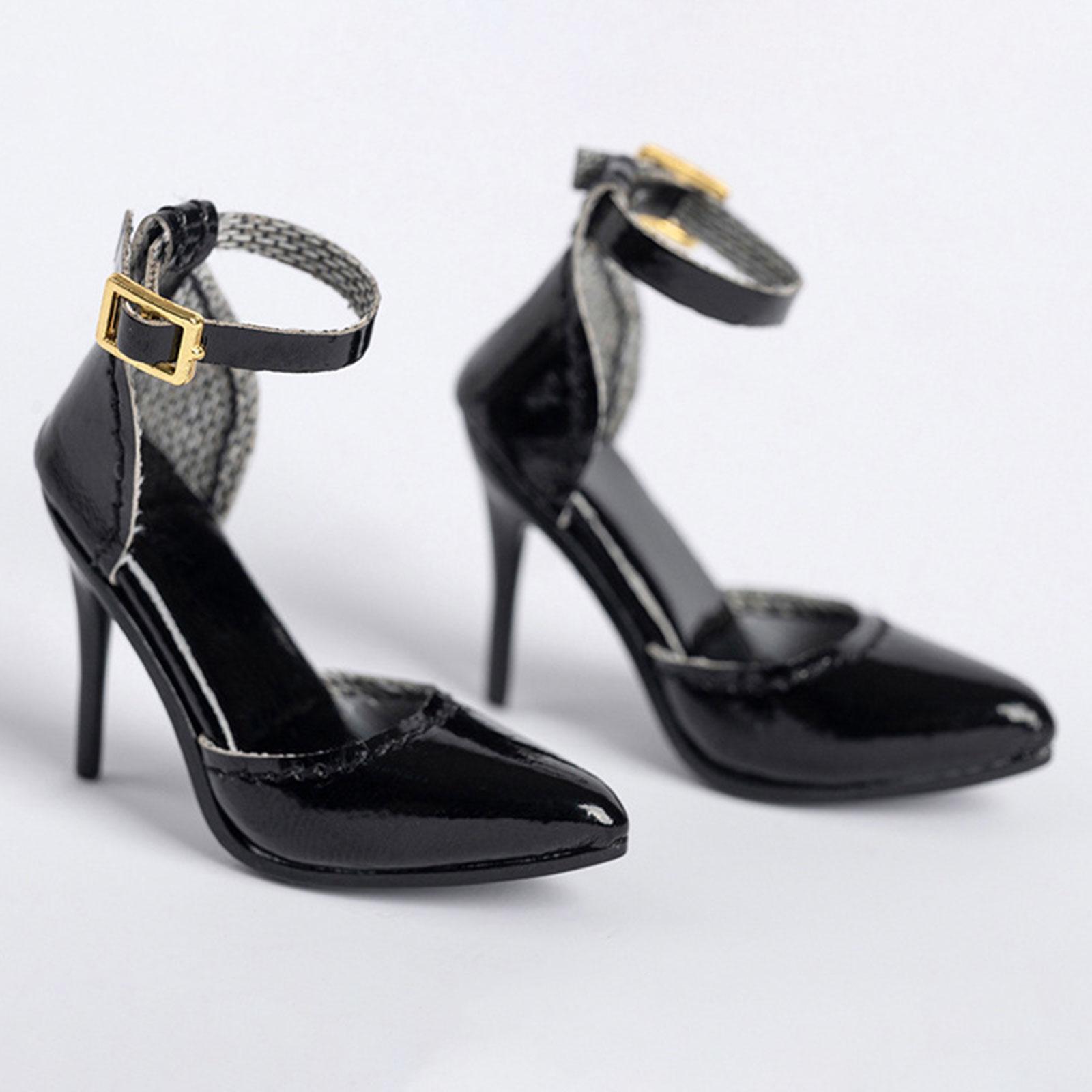 1/6 High Heel Shoes Sandals Model Doll Figure Shoes for 12in Figures ...