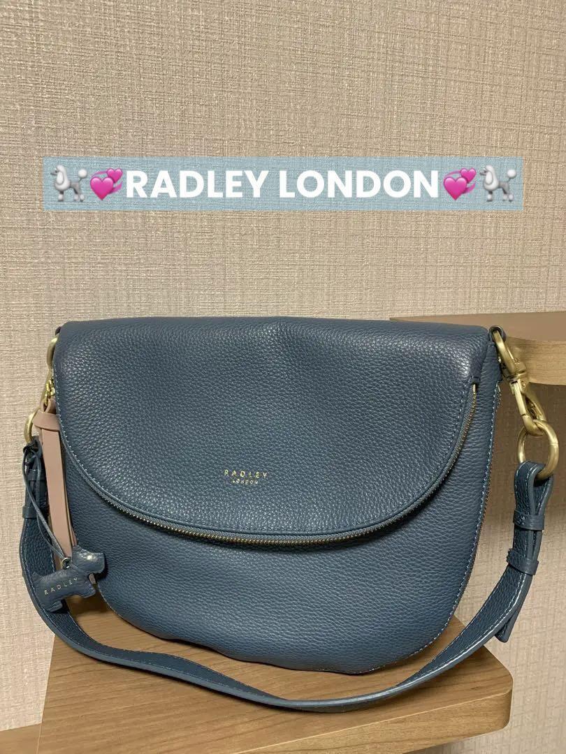 Radley Shoulder Bag Blue Plain Gold Hardware Women | eBay