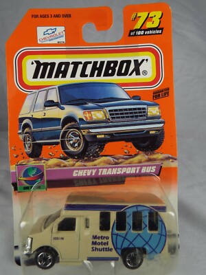MATCHBOX CHEVY TRANSPORT BUS On Tour Die-Cast 1999 | eBay