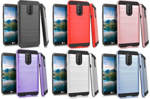 For LG Stylo 4 Q710 LM L713DL Slim Metallic Hybrid Case Phone Cover | eBay