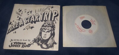 RARE! Yeoman Janice Rand Star Trek Signed STAR CHILD DISCO TREKIN' 45 ...