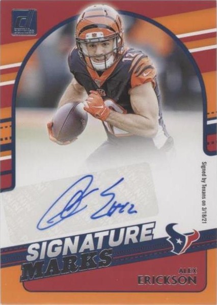 2021 Panini Donruss - Signature Marks #SM43 Alex Erickson (AU) for sale ...
