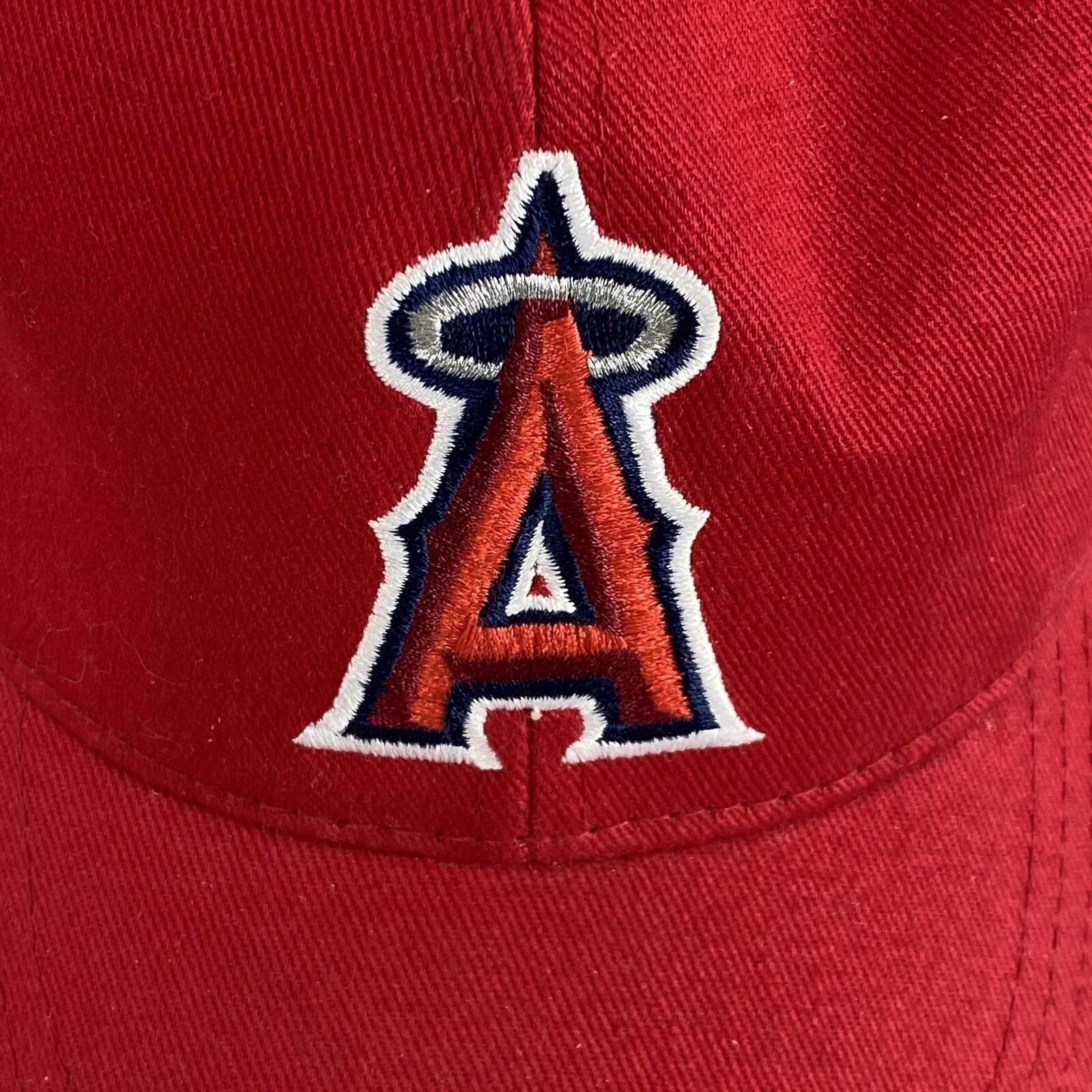 Los Angeles Anaheim Angels Hat 1 Size Hook Loop Cap Genuine Merchandise ...