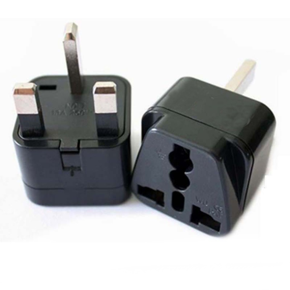 6pk USA US EU Europe To UK British Travel Plug Adapter Charger Outlet ...