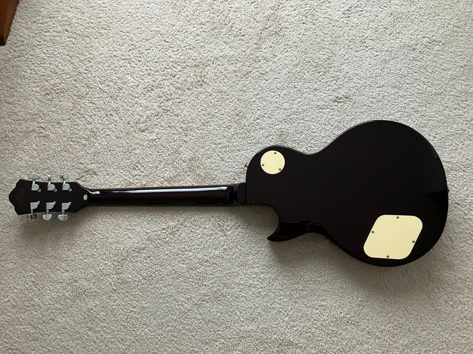 Grote LP LPYS-006 Electric Guitar Solid Body flame top look | eBay