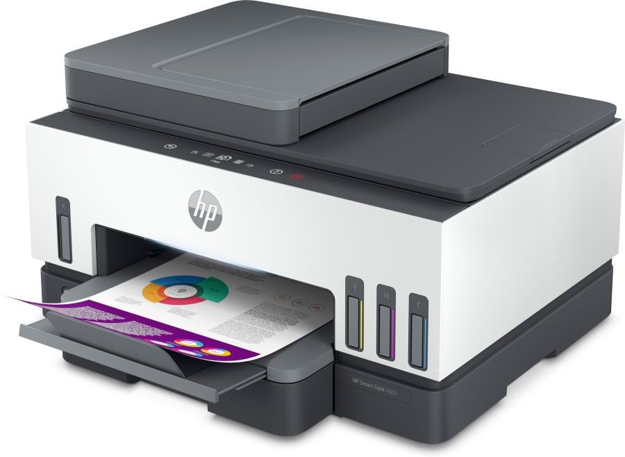 HP Hewlett Packard Multifunzioni Ink-Jet Smart Tank 7605 All-in-One ...