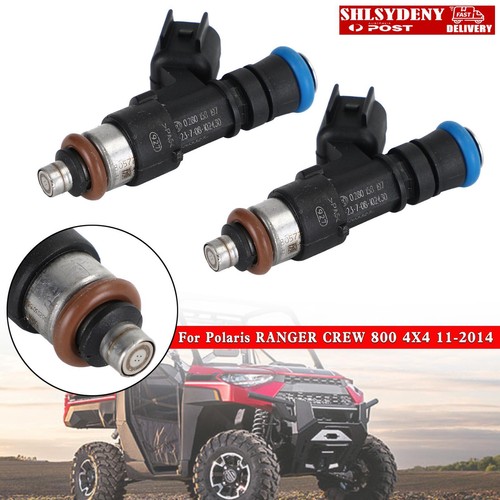 2PCS Fuel Injectors For Polaris Ranger XP 800 1204318 0280158197 ...