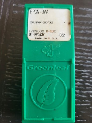 Greenleaf RPGN-3VA Ceramic Inserts 179302 G-925 RPGX-090700E OPEN BOX 9 PCS | eBay