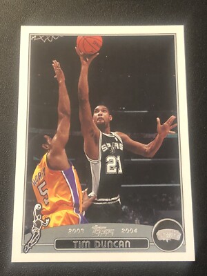 2003-04 Topps Previews Tim Duncan #PP5 HOF | eBay