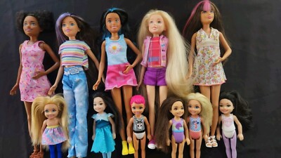 barbie doll lot * Skipper & Chelsea* Lot Of 11 Dolls!💗💗💗 | eBay