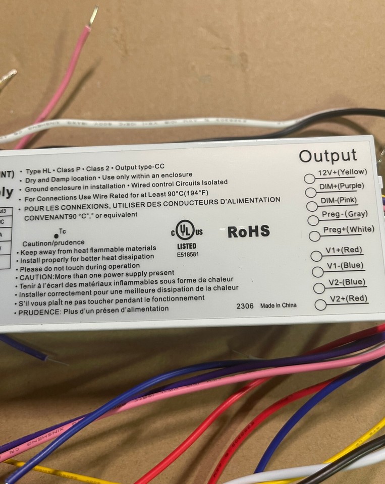 1-PC SIMON QUIC SIL120-I1300 120-277 W D1S 150W LED DRIVER POWER SUPPLY ...