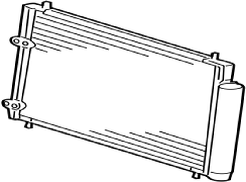 88450-12280 Toyota Condenser assy, w/receiver 8845012280, New Genuine ...