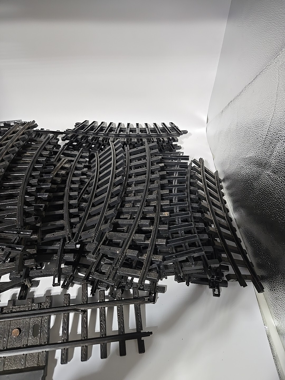 huge lot of g scale track plastic (60 Pieces Total) | eBay