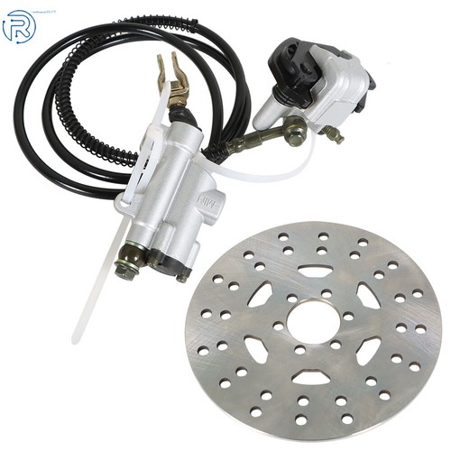 ATV Rear Hydraulic Brake Caliper Assembly+Disc Rotor Kit For Go-kart ...