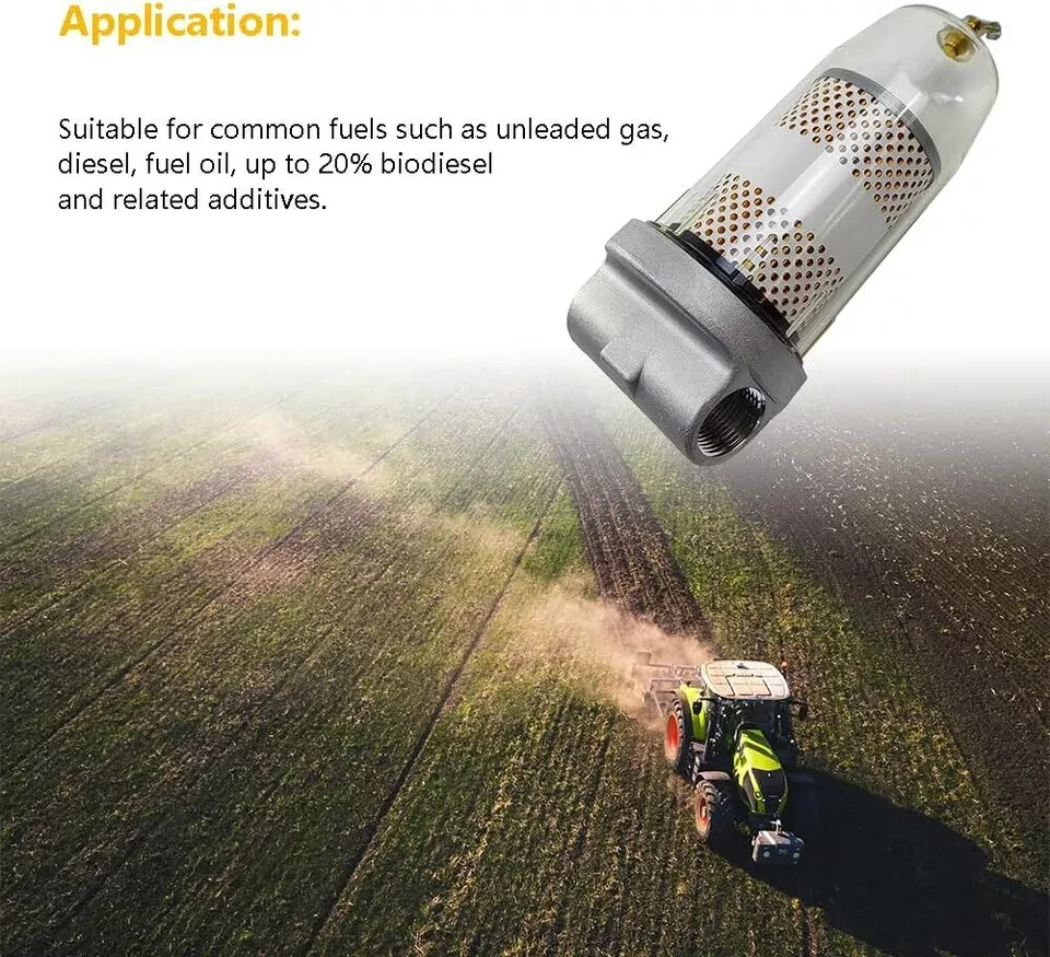 New Fits 496 Goldenrod Water Block Fuel Tank Filter w/ 1" NPT Cap | eBay