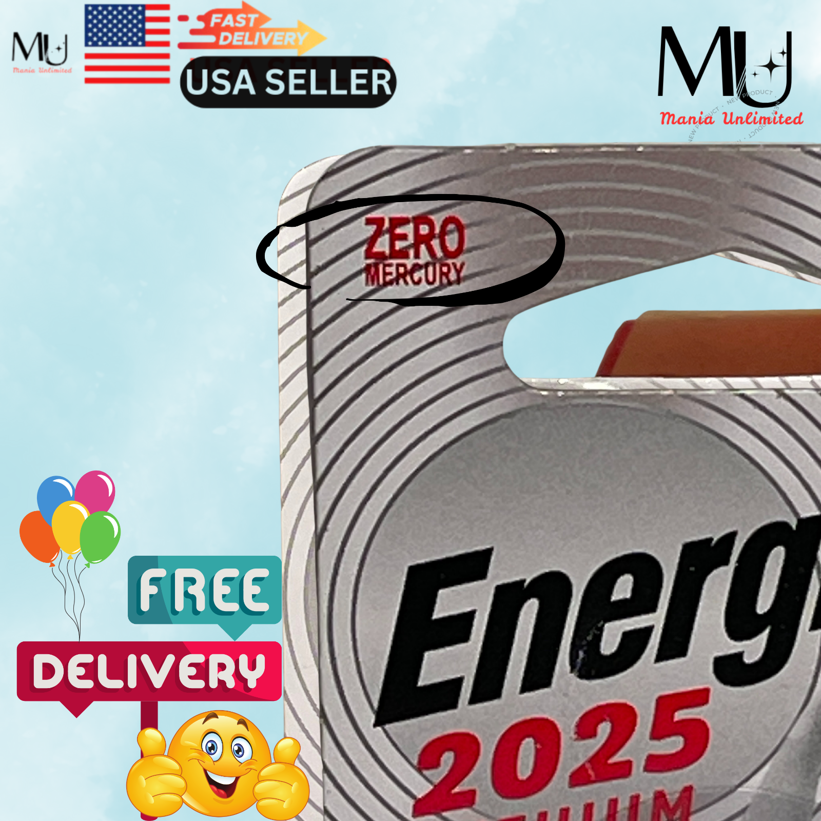 2 Pack Energizer CR2025 Fresh Stock 3V LITHIUM Battery DL2025 ECR2025 ...