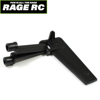 Rage RC RGRB1143 Rudder & Mount Lightwave SuperCat MX RC Boat Part ...