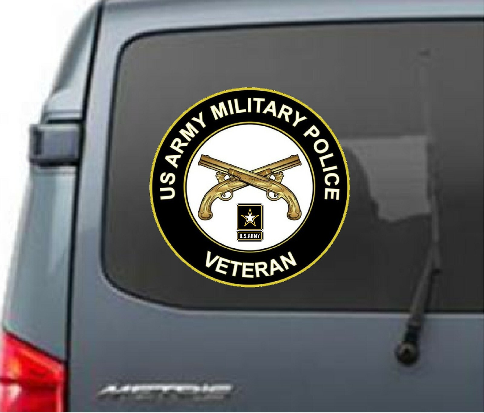 US ARMY, MILITARY POLICE VETERAN DECAL 4" LAMINATED | eBay