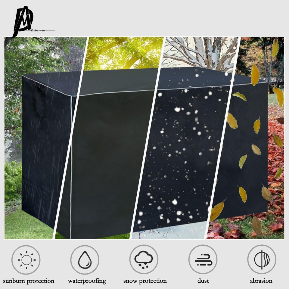 Deck Box Cover Waterproof Outdoor Storage Box Cover 230 Gal Deck Box ...