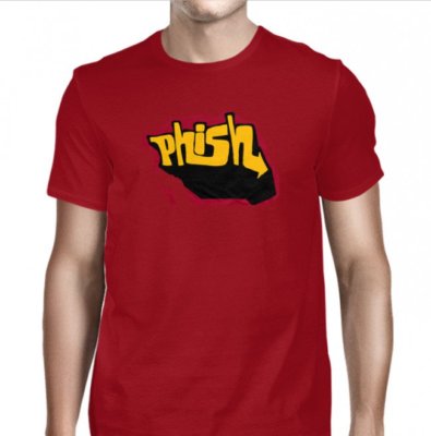 Phish Aquaphonic M, L Cherry Red T-Shirt | eBay
