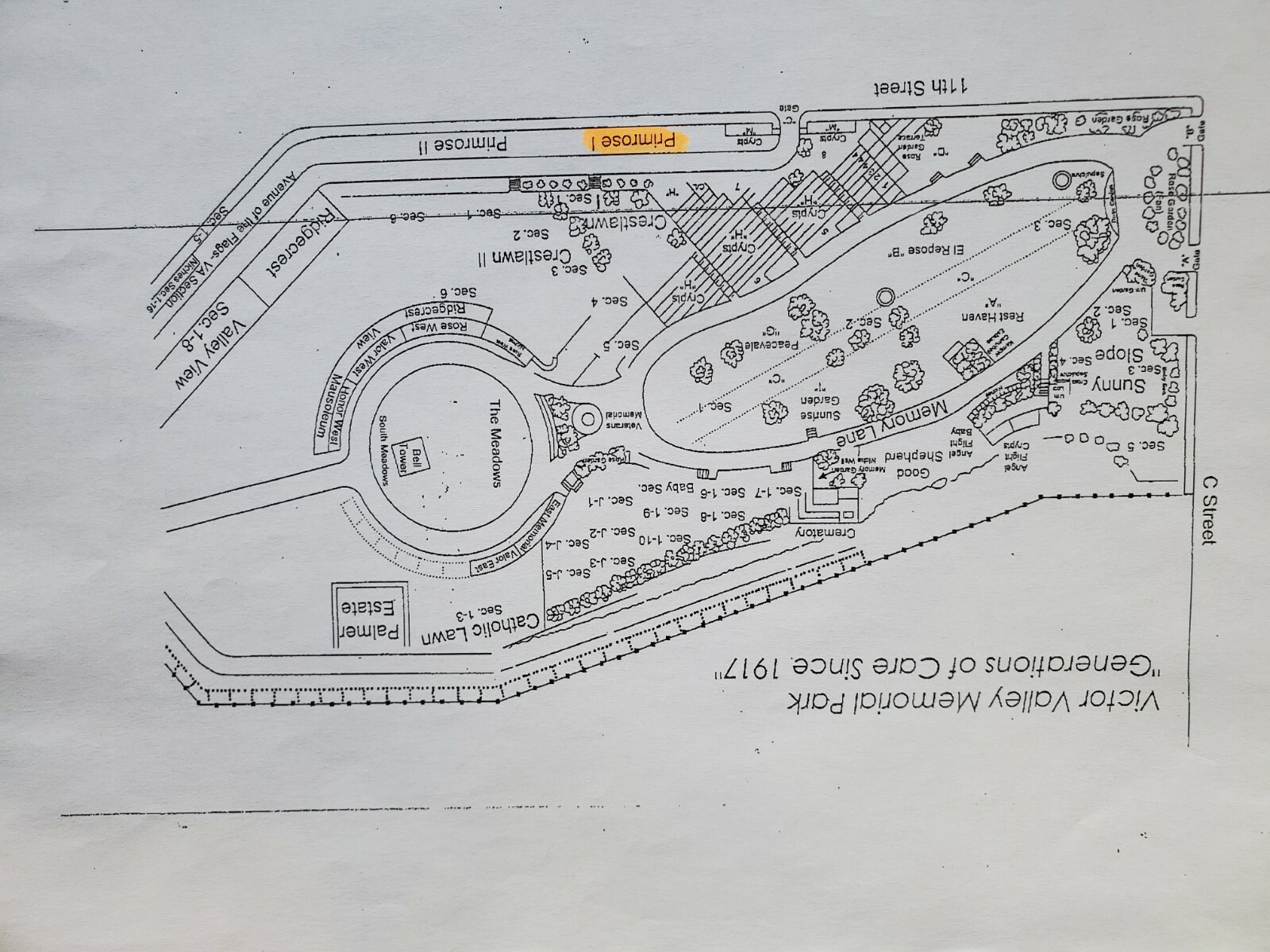 Cemetery Plot, Single Burial Crypt. Victor Valley Memorial Park ...