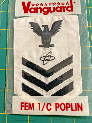 US NAVY SLEEVE INSIGNIA FOR FEMALE ELECTRONICS TECHNICIAN FIRST CLASS ...