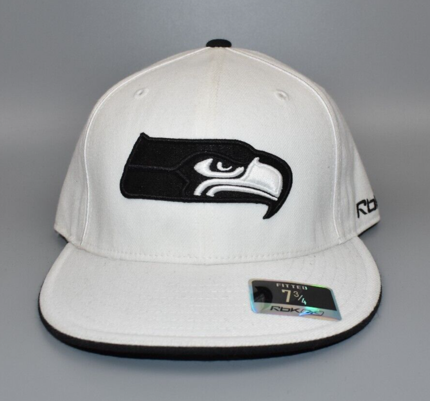 Seattle Seahawks Reebok NFL Men's Fitted Cap Hat - Size: 7 3/4 | eBay