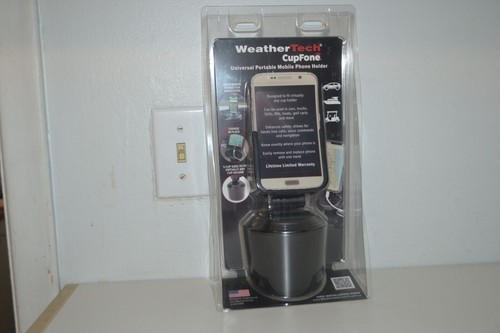 WeatherTech CupFone Universal Portable Cell Phone Holder Black | eBay