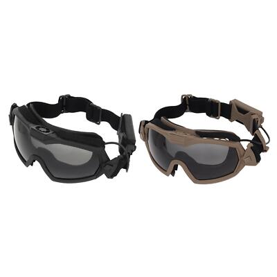 Tactical Goggles UV400 Hunting Goggle Adjustable Eyewear Anti-Fog ...