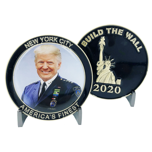 KK-002 Donald Trump NYPD America's Finest 2020 MAGA Challenge Coin | eBay