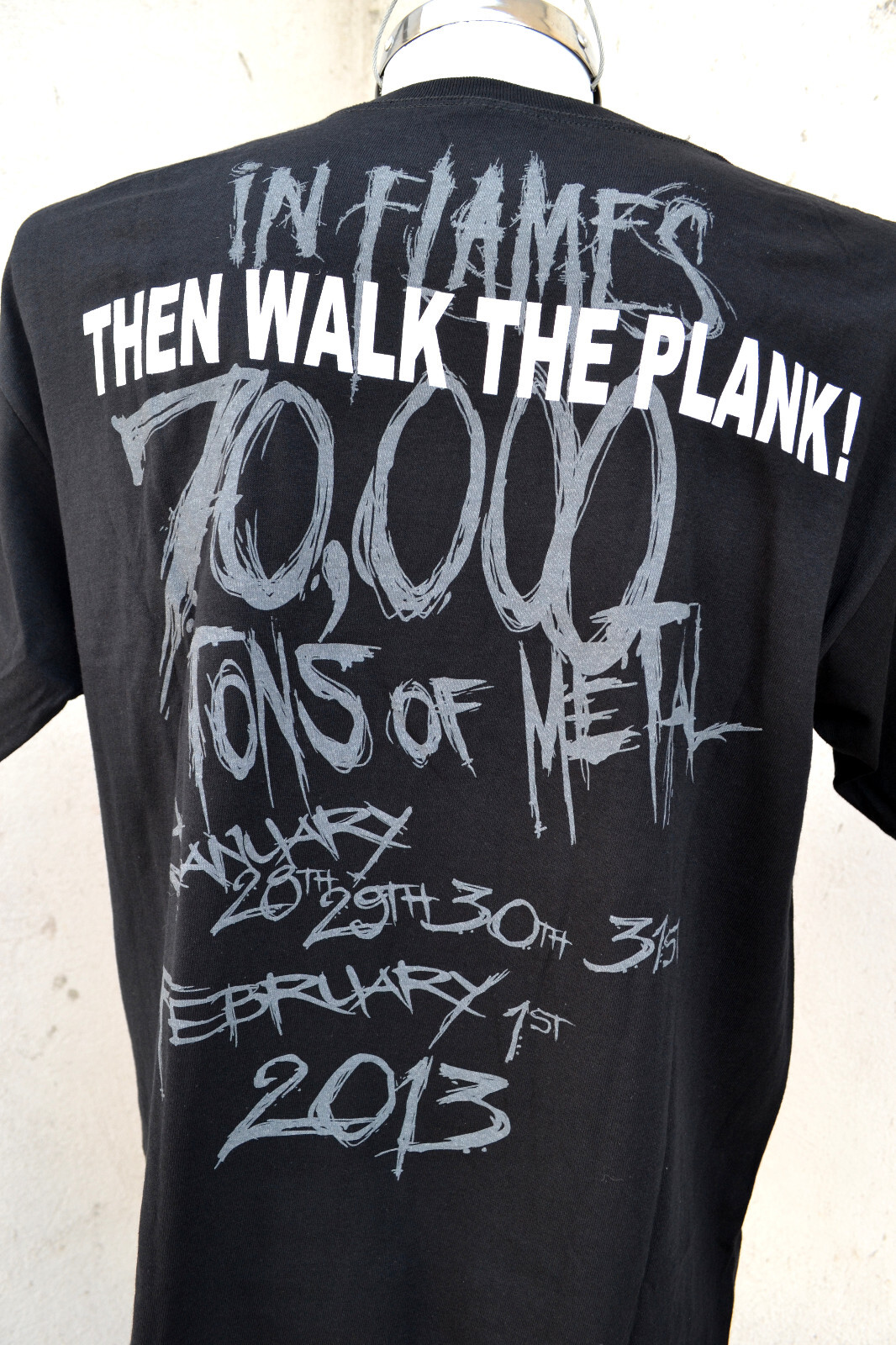 In Flames Shirt 70,00 Tons of Metal 2013 JSR Official | eBay