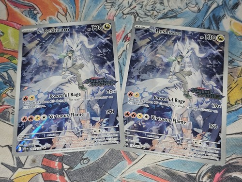 LOT x2 N's Reshiram 167/159 Journey Together Stamped Promo box Pokemon ...