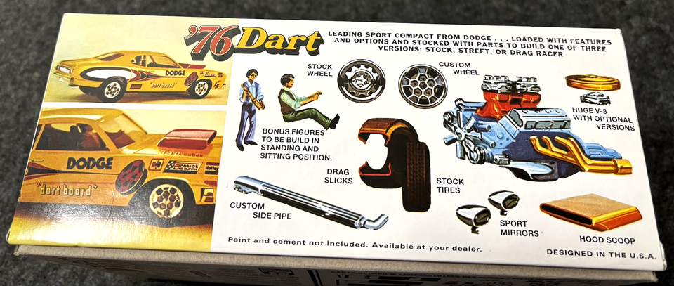 MPC 76 DODGE DART 125 SCALE LOADED WITH FEATURES | eBay