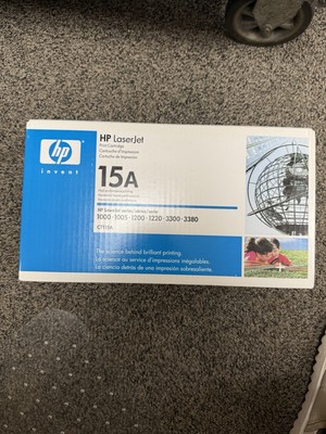 HP 15a/C7115a Genuine Black LaserJet Toner Cartridge. New in Box ...