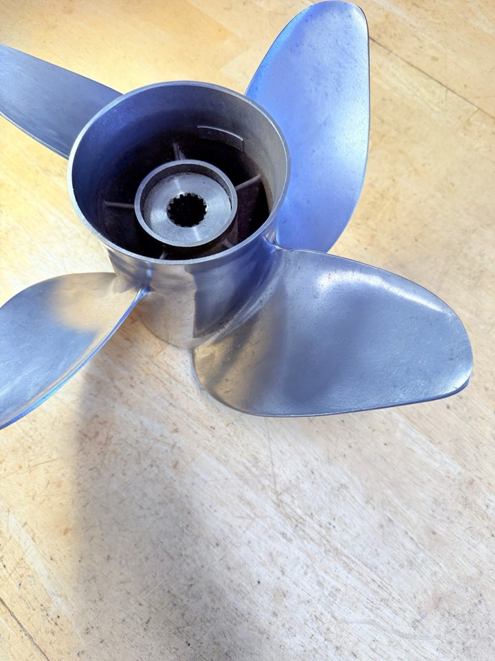 PowerTech OFX4 15.25x21 Stainless 4 Blade Prop Yamaha 150-300HP RH ...