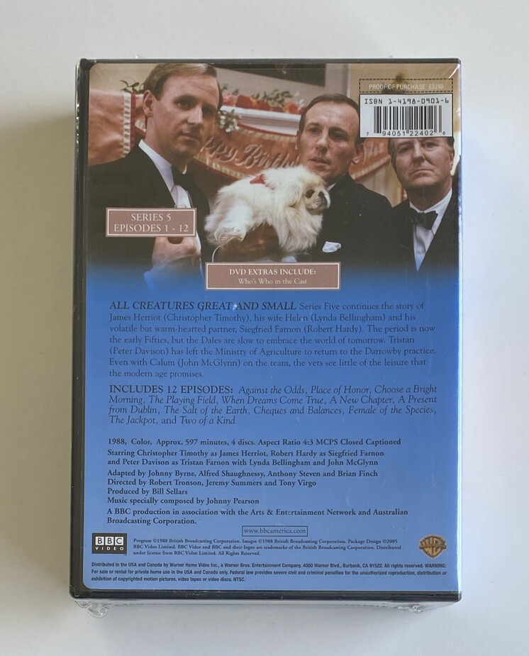 All Creatures Great and Small The Complete Series 5 Collection (DVD ...