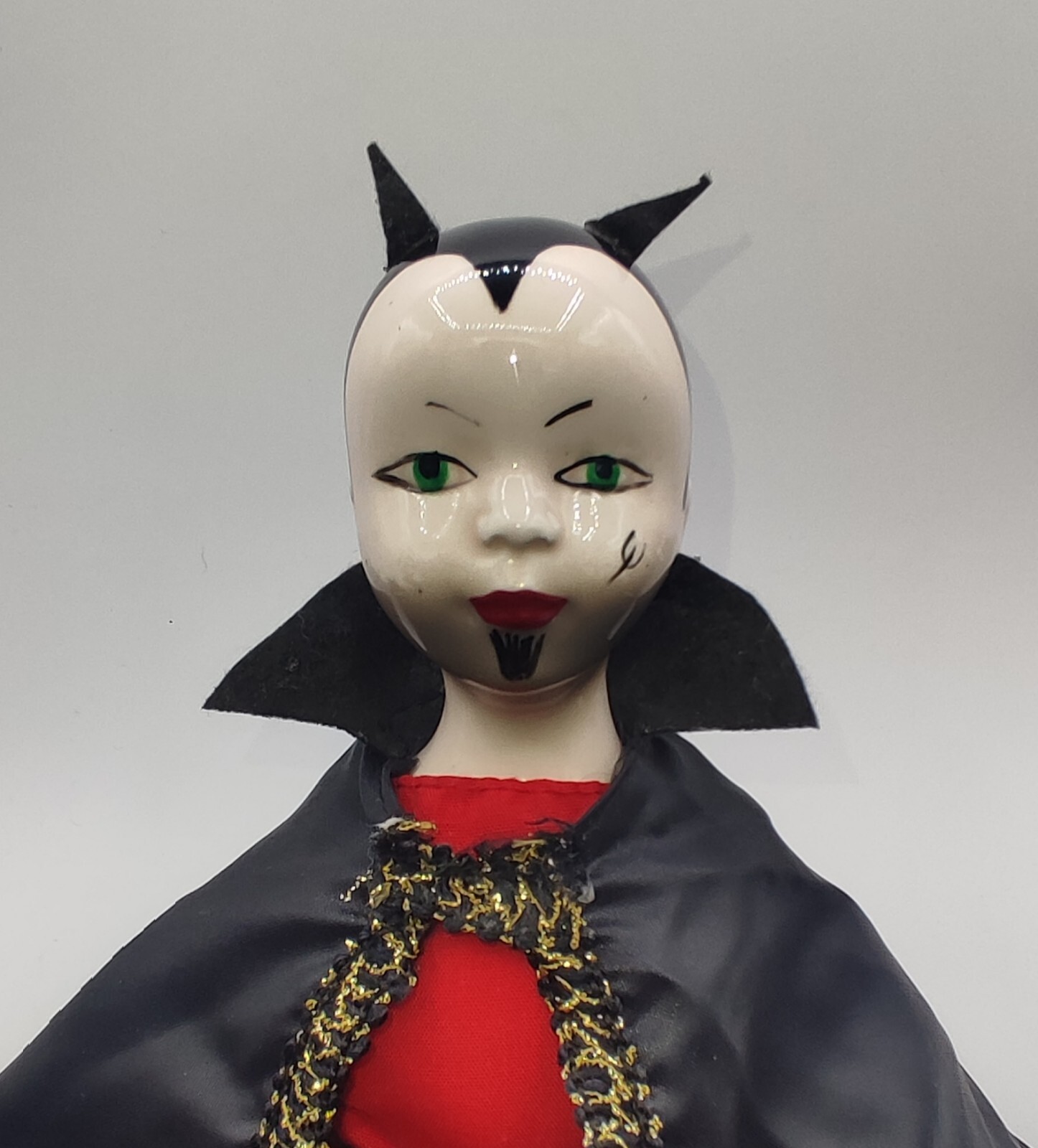 Porcelain Vampire/Devil Doll Halloween OOAK!? 13" | eBay